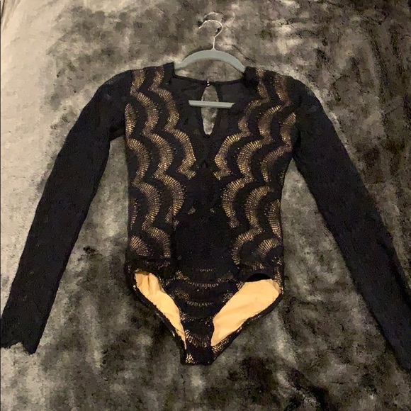 Nightcap | Tops | Nightcap Deep V Lace Bodysuit | Poshmark
